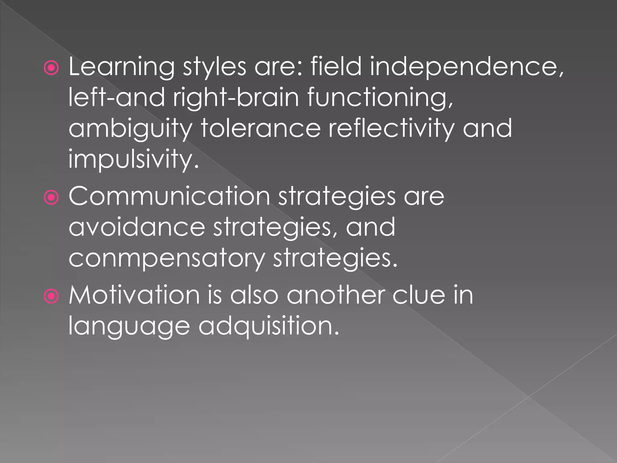 Principles of language learning and teaching | PPT