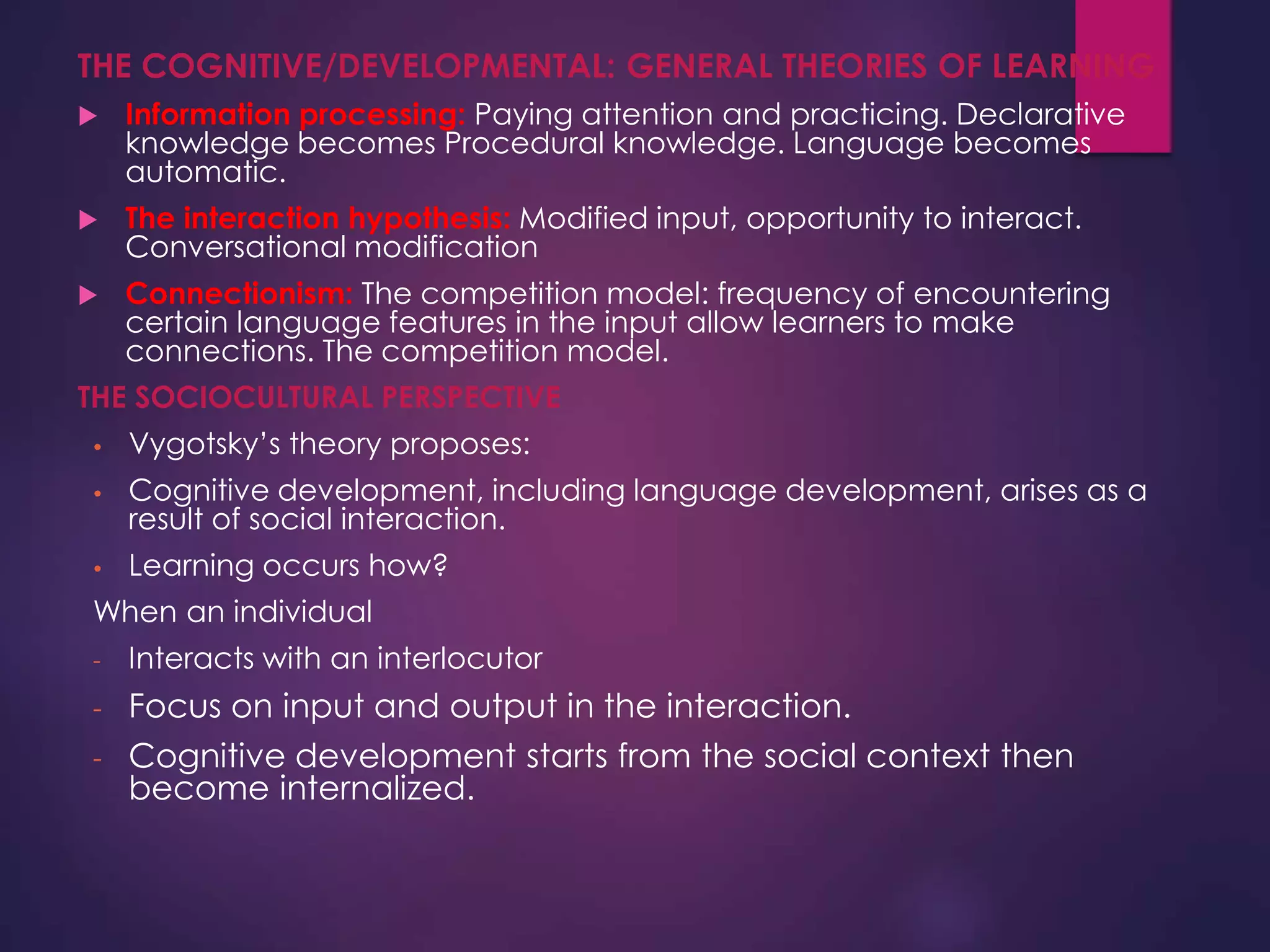 Principles of language learning and teaching | PPTX