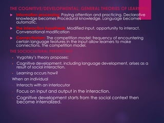 Principles of language learning and teaching | PPTX