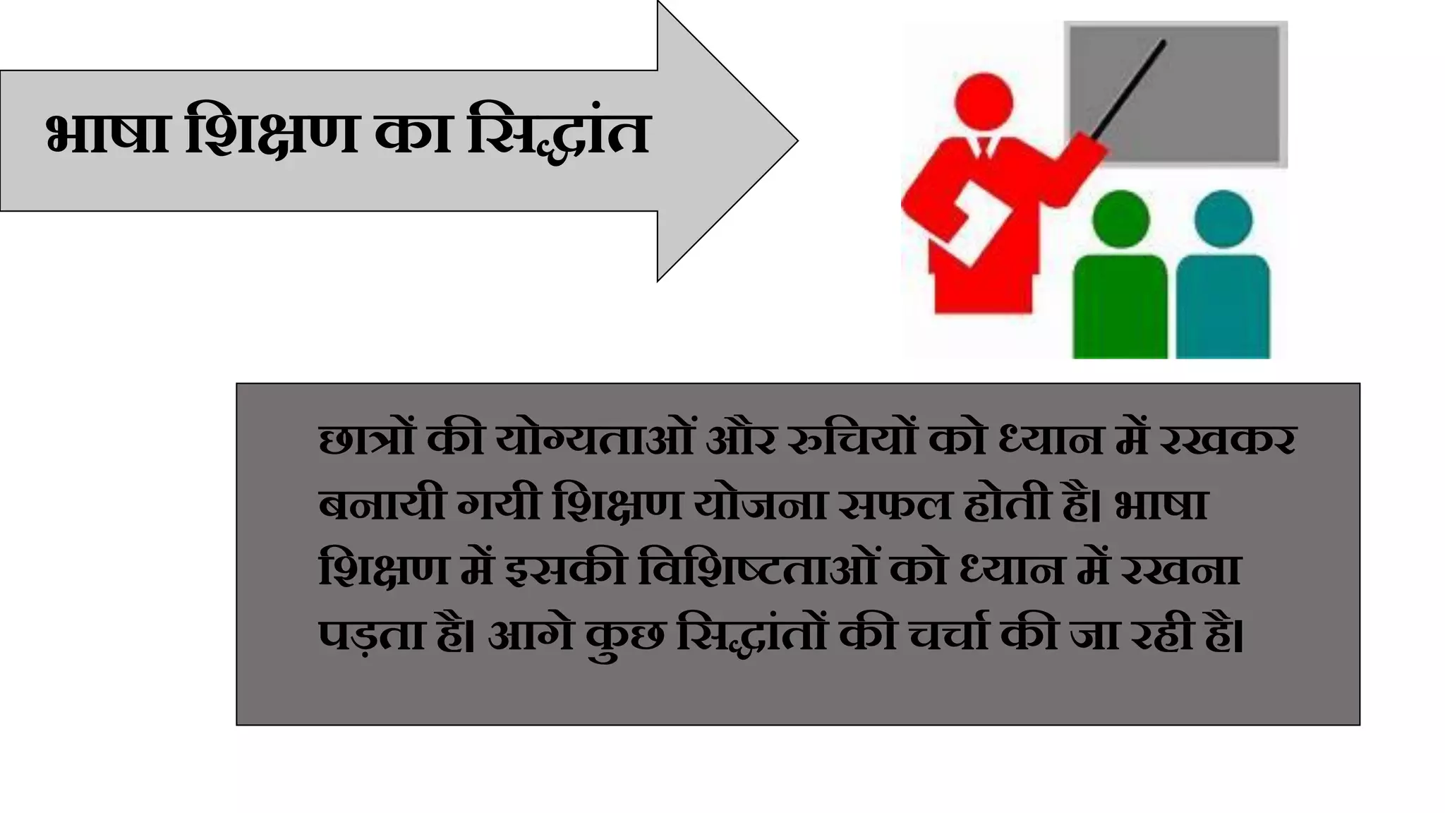 Principles of language teaching in hindi | PDF