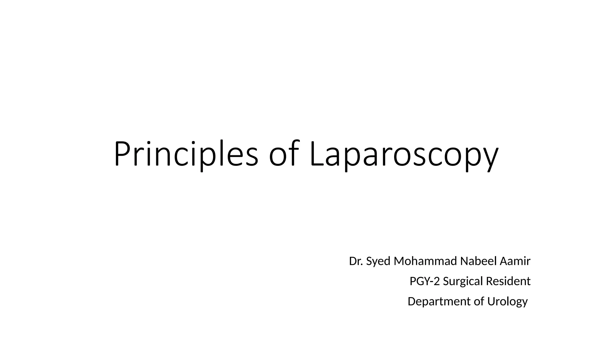 Principles of Laparoscopy and Procedure of Laparoscopic Varicocelectomy ...