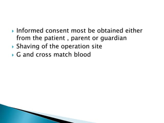 Principles of laparotomy for trauma | PPTX