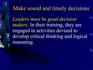 Principles of leadership | PPT