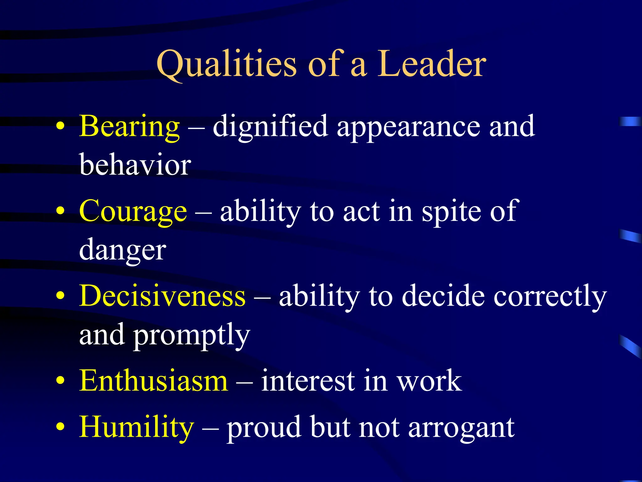 PRINCIPLES OF LEADERSHIP POWERPOINT PRESENTATION | PPT