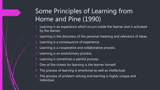 Principles of learning | PPTX
