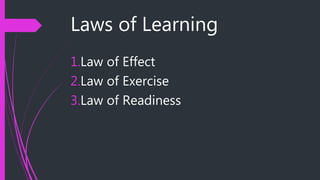 Principles of learning | PPTX