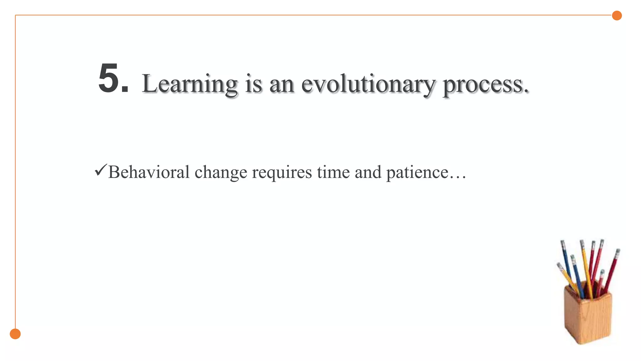 Principles of Learning | PPTX