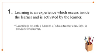 Principles of Learning | PPTX