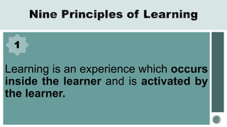 Principles of Learning | PPT