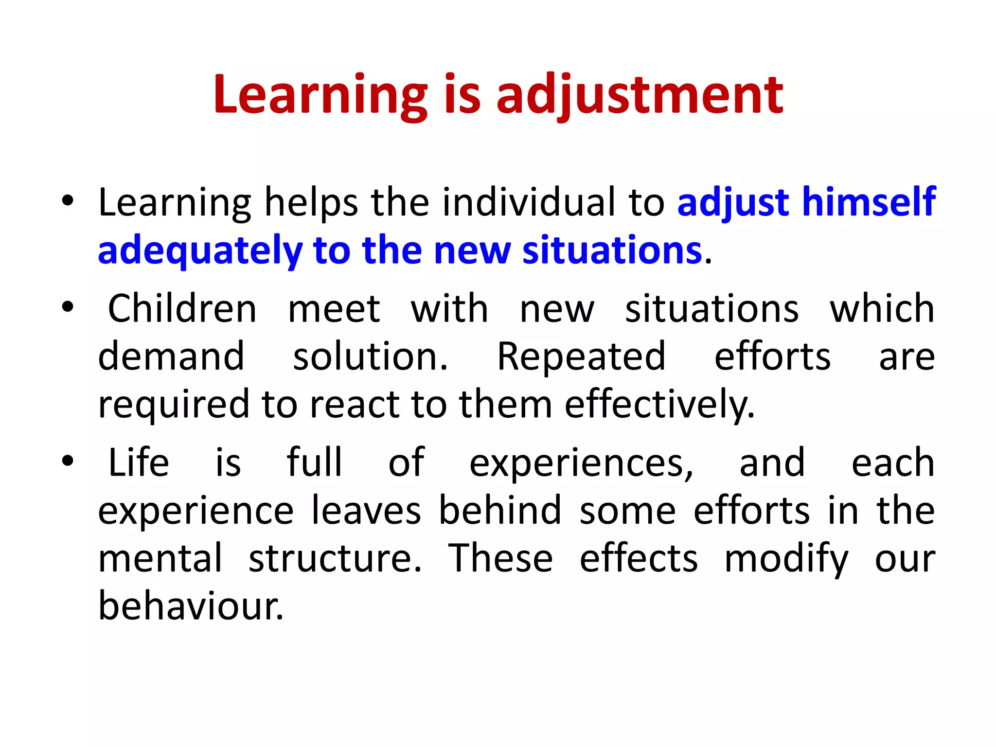 Principles of learning | PPTX