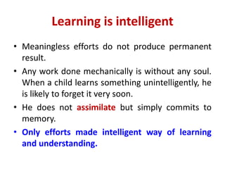 Principles of learning | PPTX