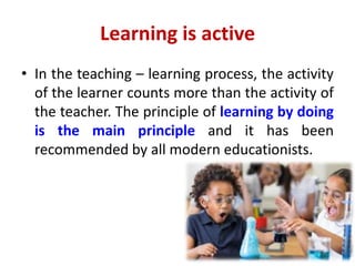 Principles of learning | PPTX