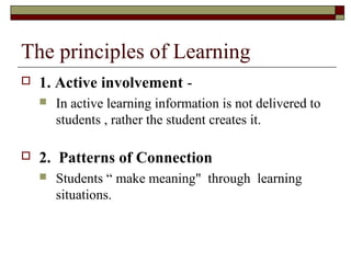 Principles of learning activity | PPT