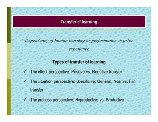 Principles of learning in training | PPT