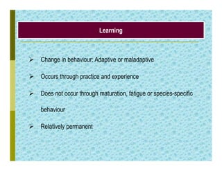 Principles of learning in training | PPT