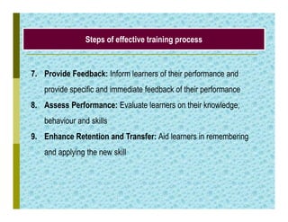Principles of learning in training | PPT