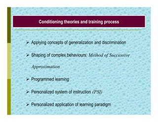 Principles of learning in training | PPT