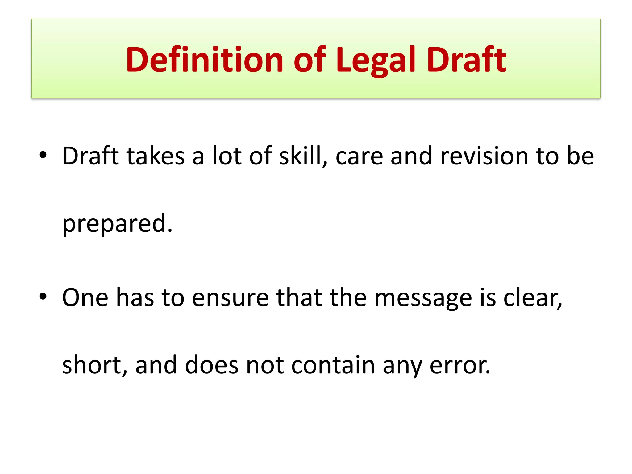 Principles of legal drafting | PDF