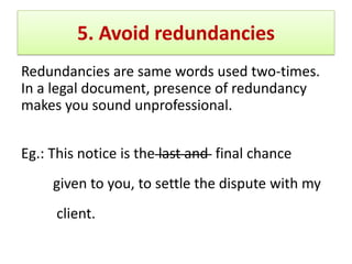 Principles of legal drafting | PDF