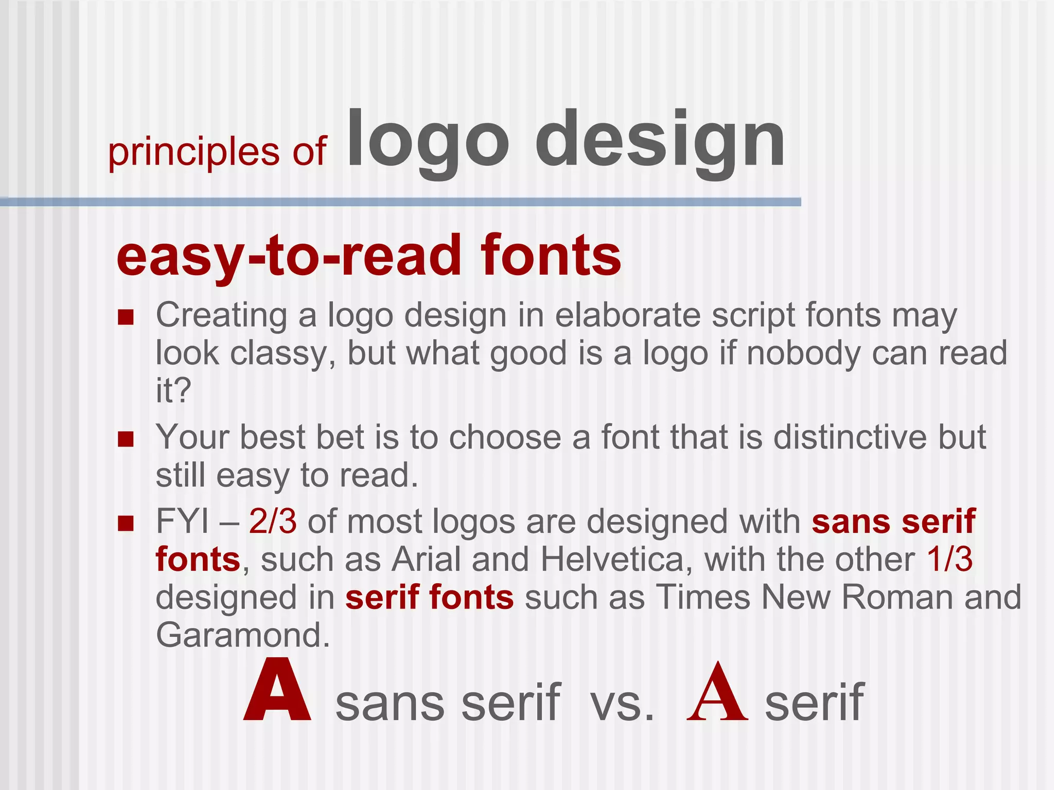 PRINCIPLES OF LOGO DESIGN.ppt