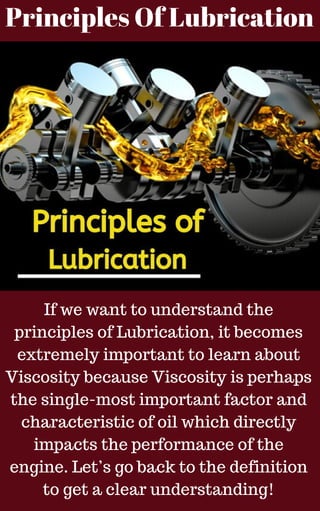 Principles Of Lubrication | PDF