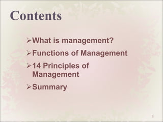 Principles Of Management | PPT