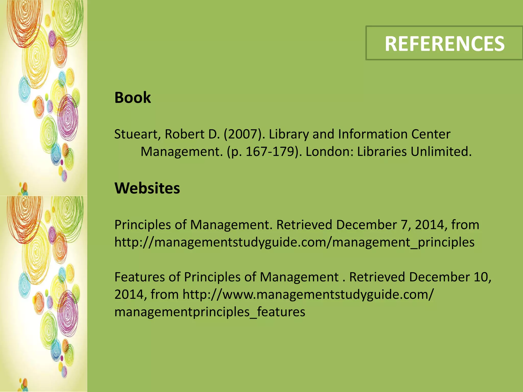 Principles of Management | PPTX