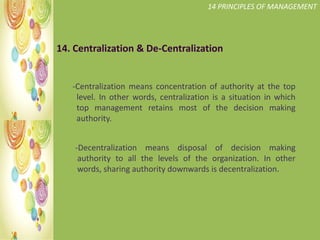 Principles of Management | PPTX