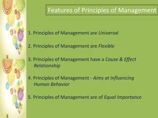 Principles of Management | PPTX