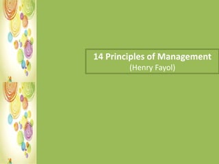 Principles of Management | PPTX