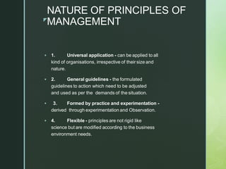 Principles of management (by commerce bhaskar) | PPT