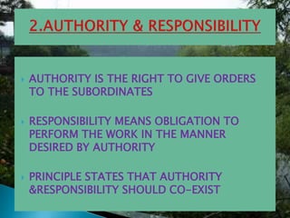 Principles of management | PPT
