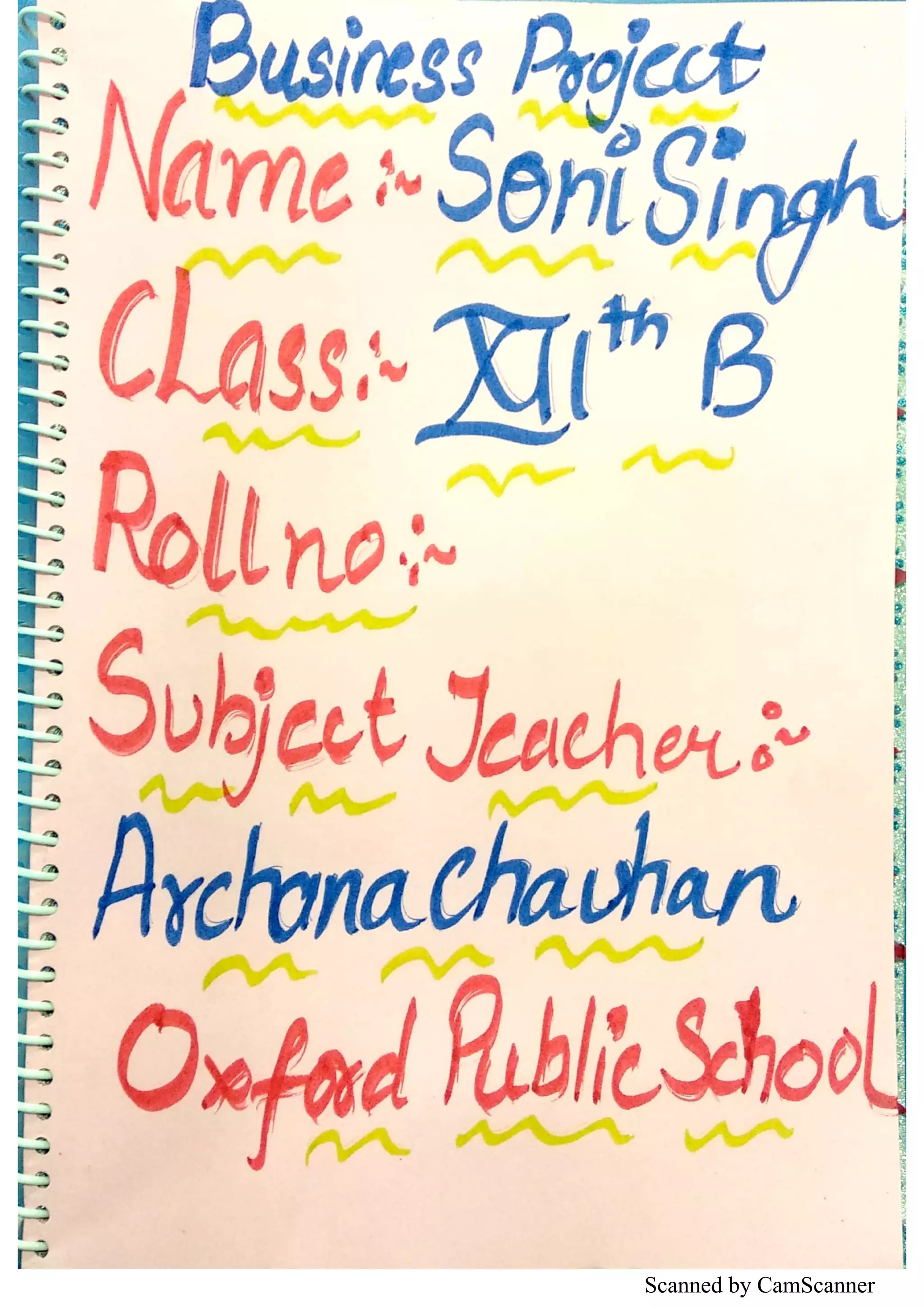 Principles of Management - 2 || Business Studies Project || Class 12 ...