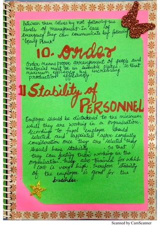 Principles of Management - 2 || Business Studies Project || Class 12 ...