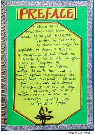 Principles of Management - 2 || Business Studies Project || Class 12 ...