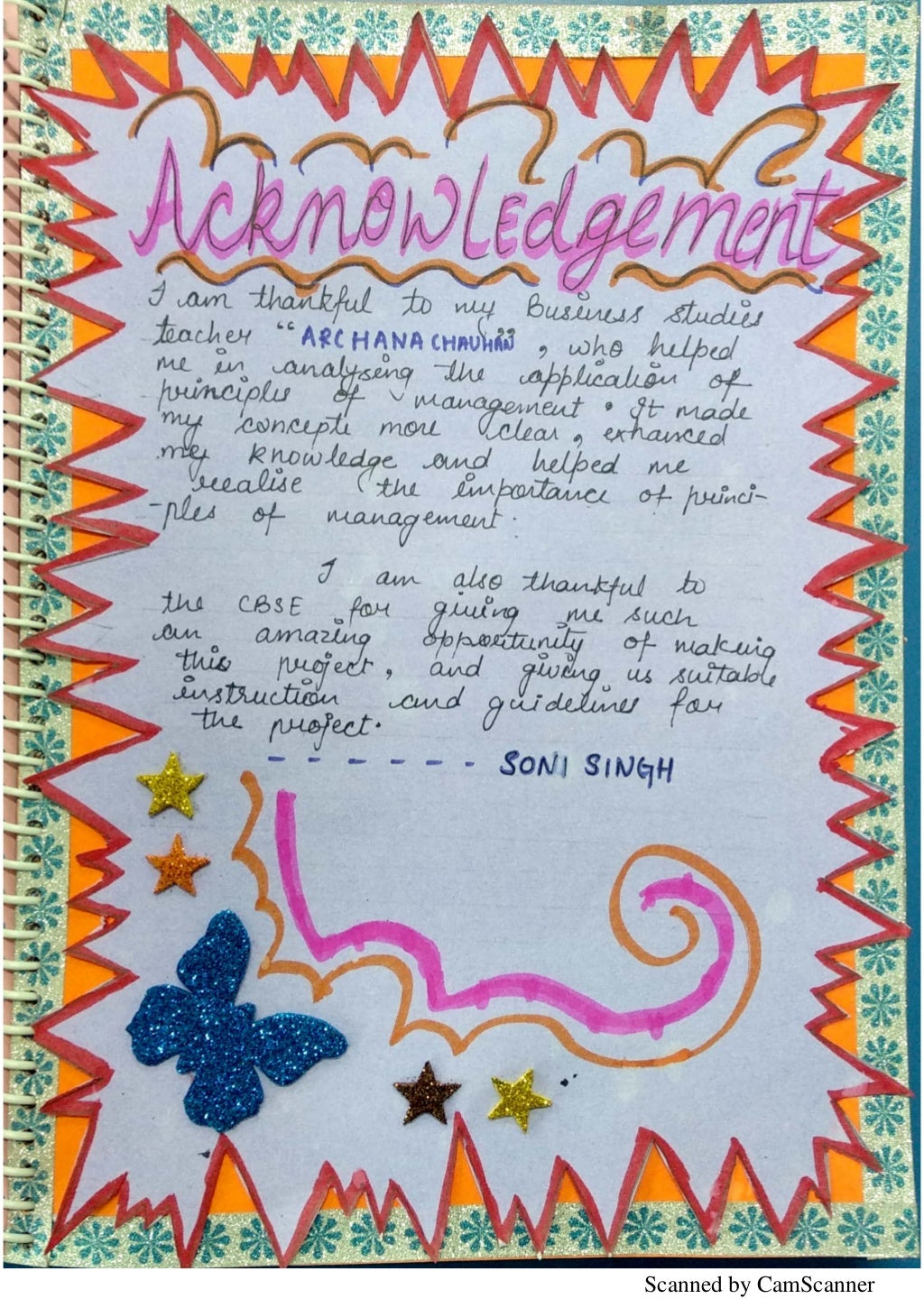 Principles of Management - 2 || Business Studies Project || Class 12