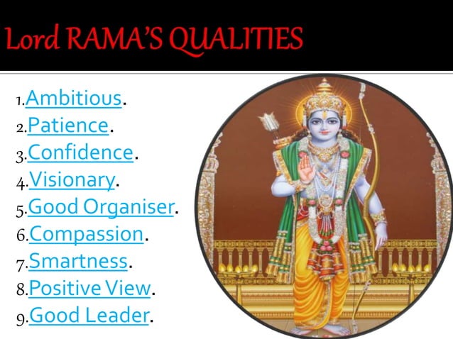 Management Lessons from Ramayana | PPTX