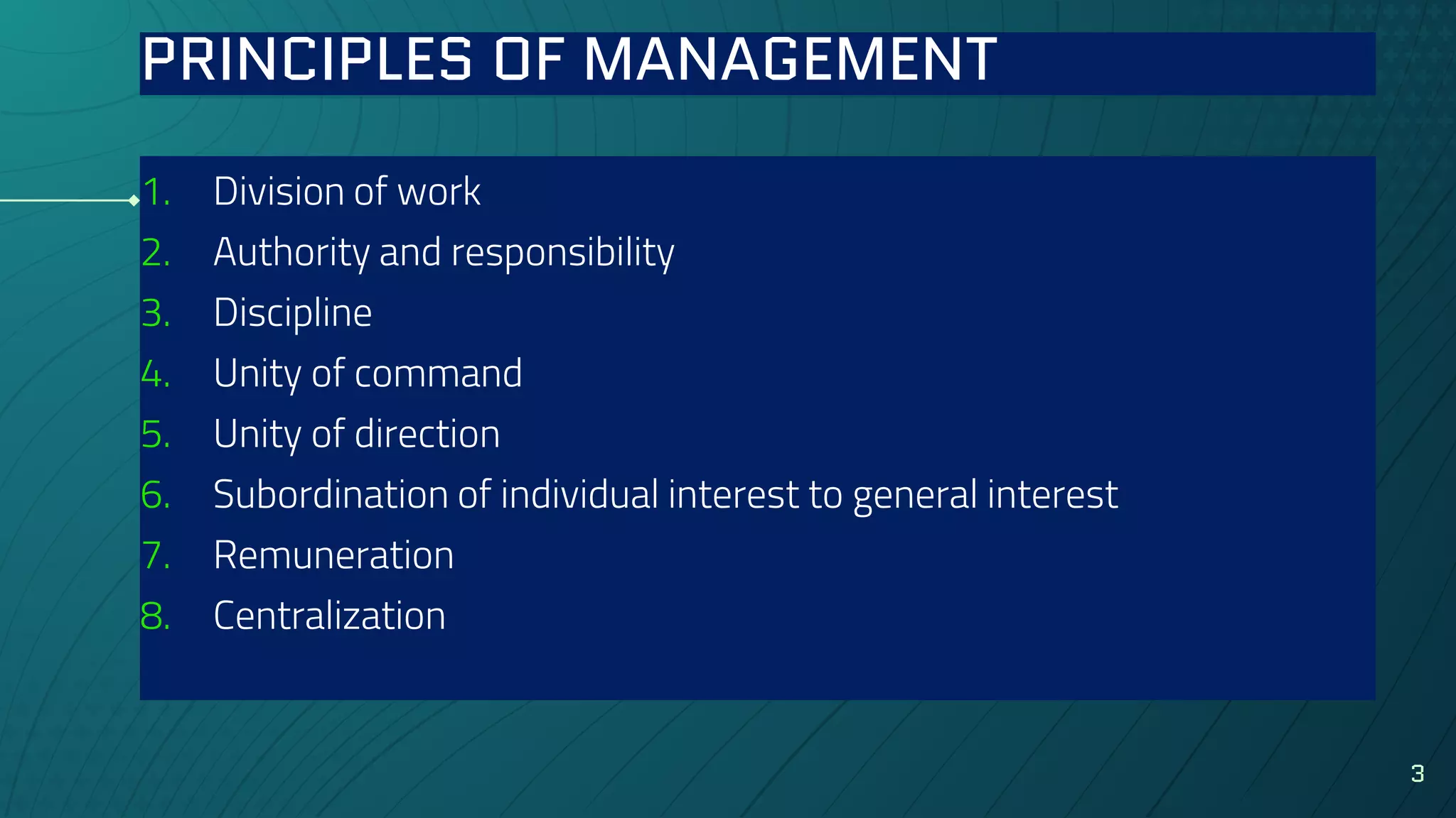 Principles of management | PPT