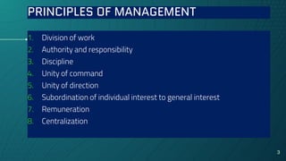 Principles of management | PPT