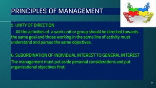 Principles of management | PPT
