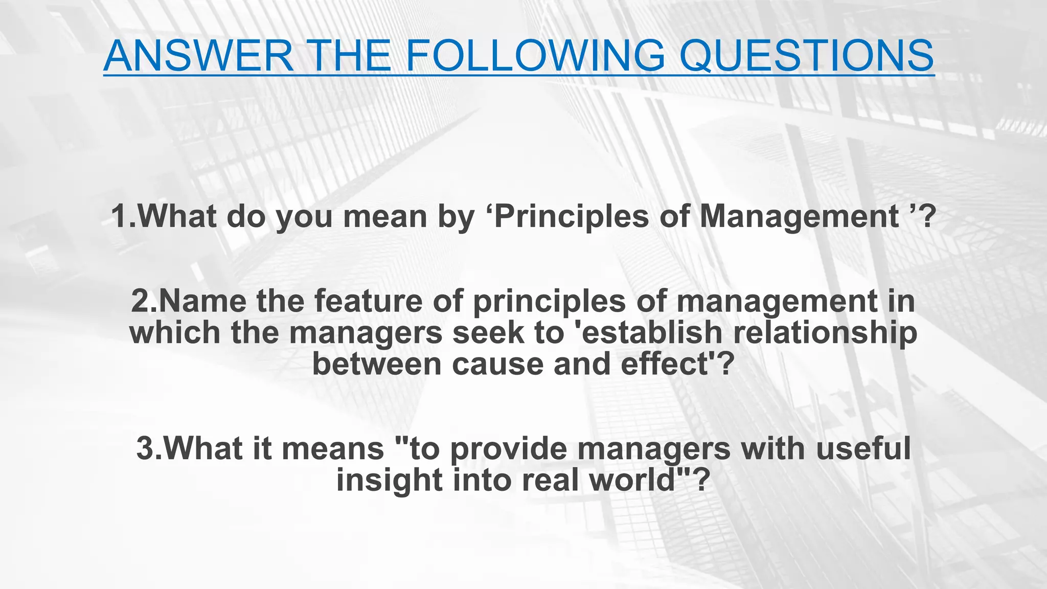 Principles of management | PPTX
