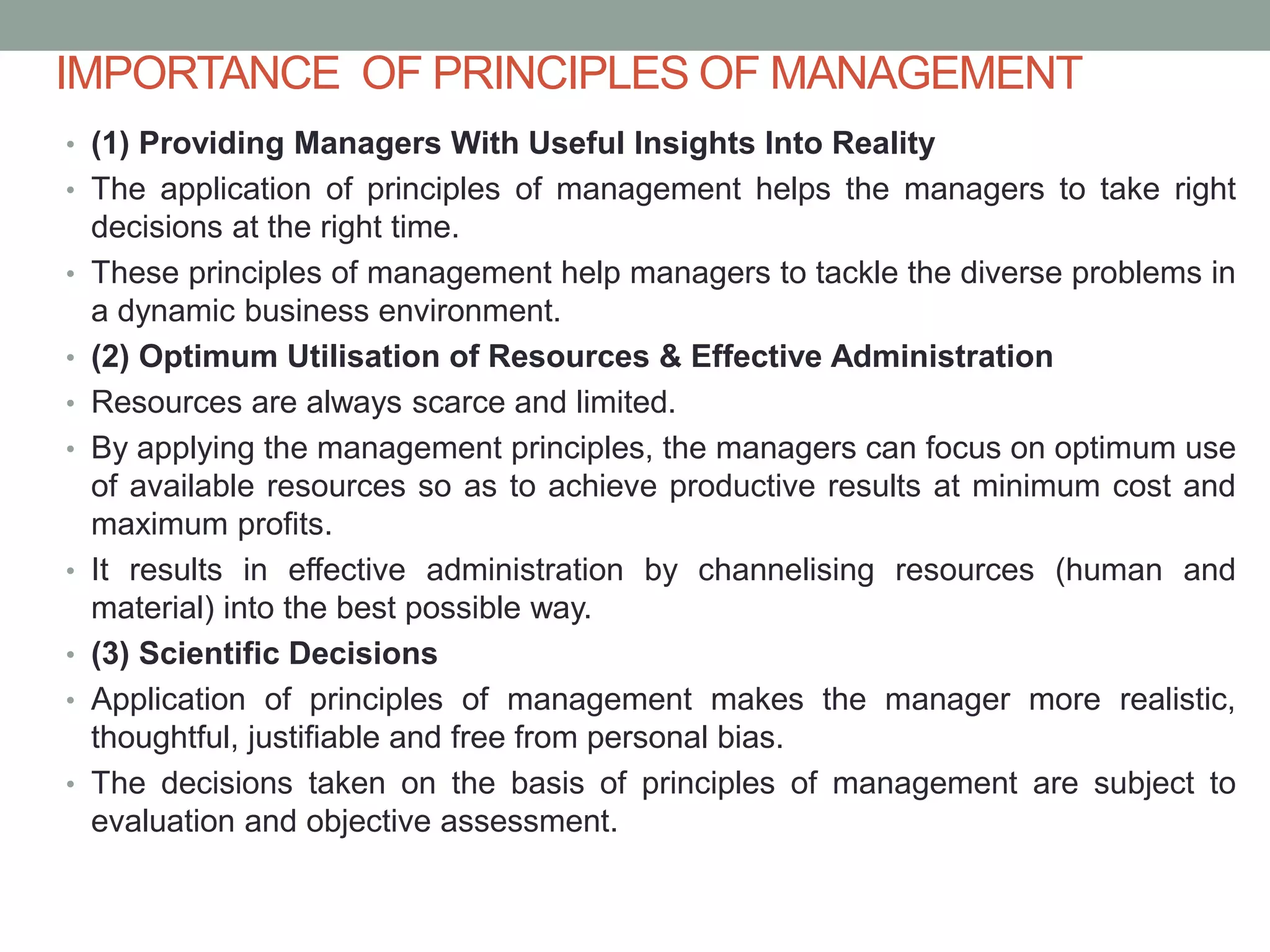 Principles of management | PPT