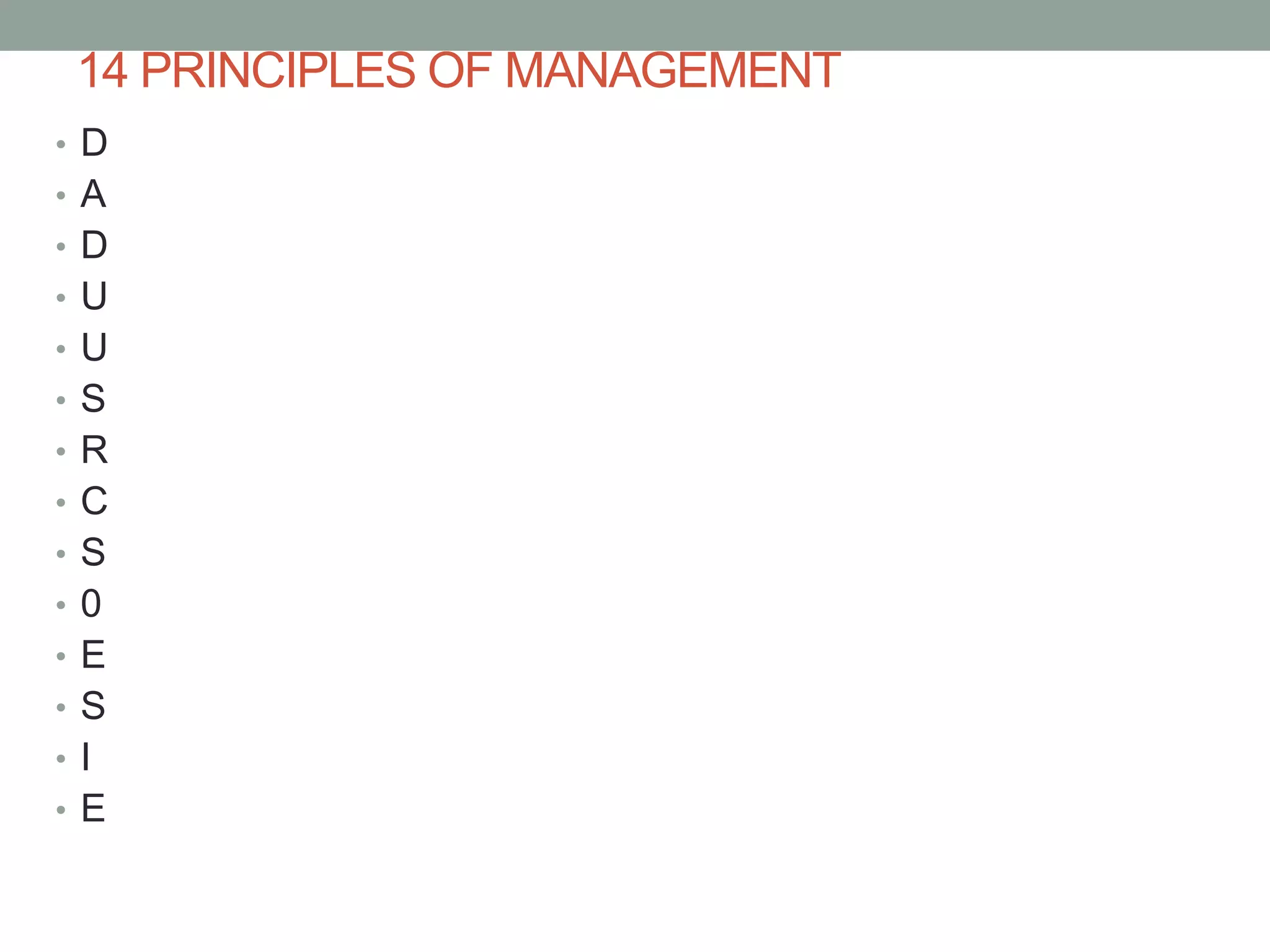 Principles of management | PPT