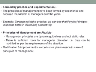 Principles of management | PPT