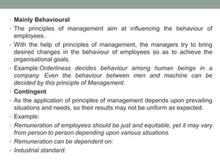 Principles of management | PPT