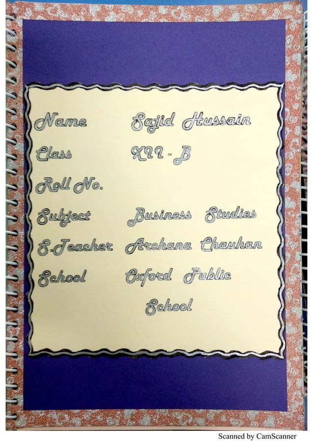 Principles of management - 1 Business Studies Project Class 12 | PDF