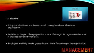 14 Principles of Management by Henry Fayol | PPTX