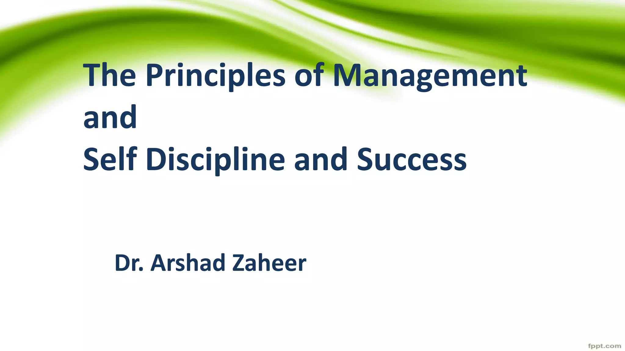 Principles of Management and self discipline (1).pdf