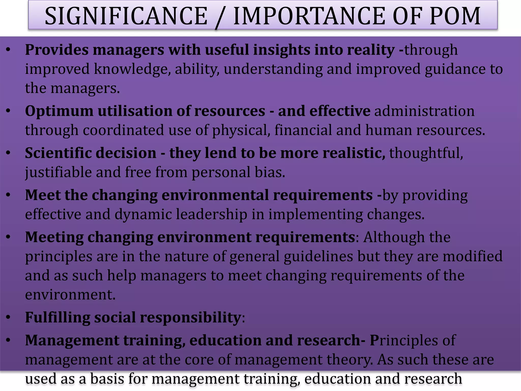 Principles of management class 12 | PPTX