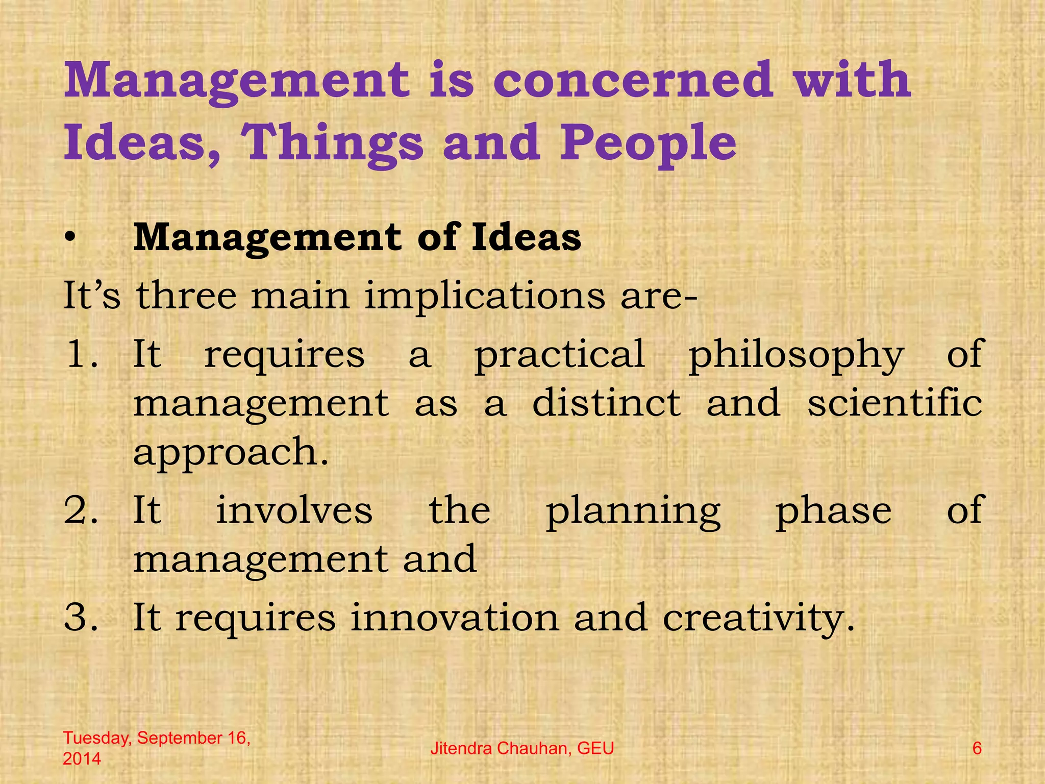 Principles of management (Introduction) | PPTX